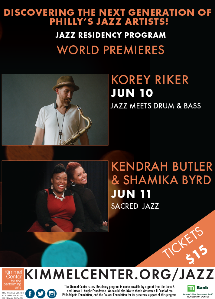 The Kimmel Center Jazz Residency Program Display Poster – Gene White